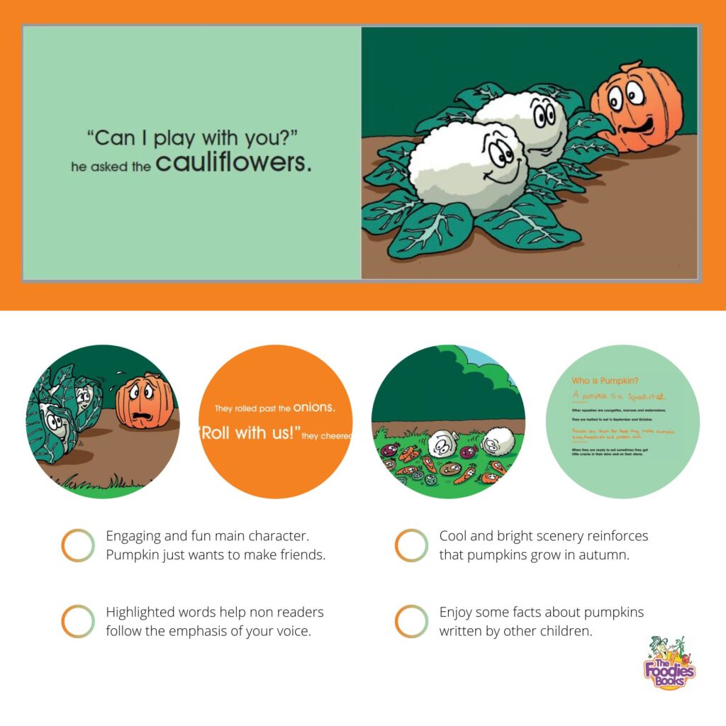 Pumpkin Feels Lonely – The Foodies Veggie Patch Pumpkin Story for ...